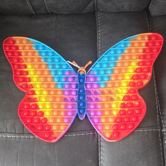 Toys | Colorful Butterfly Pop It Fidget Toy | Poshmark